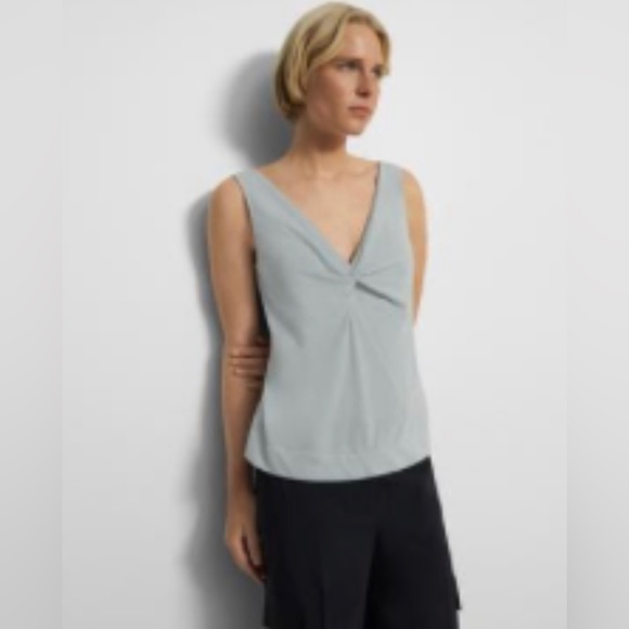 Theory | Sweaters | Theory Blue Tank Sweater Blouse | Poshmark
